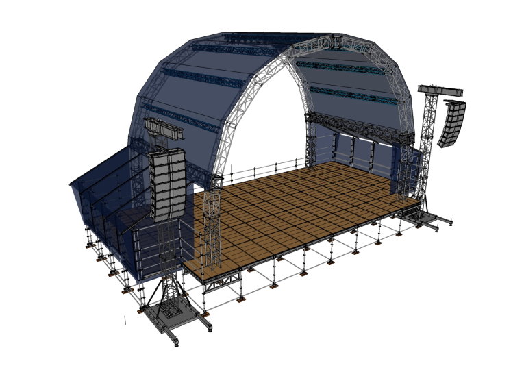ON STAGE, scènes avec couvertures